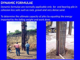 pile foundation_Estimation of load carrying capacity of individual pile ...
