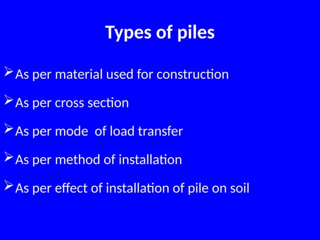 pile foundation_Estimation of load carrying capacity of individual pile ...