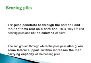 Pile foundation power point ptesentation | PPT