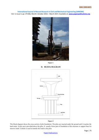 Pile Foundation Associated to Metro Rail Hyderabad | PDF