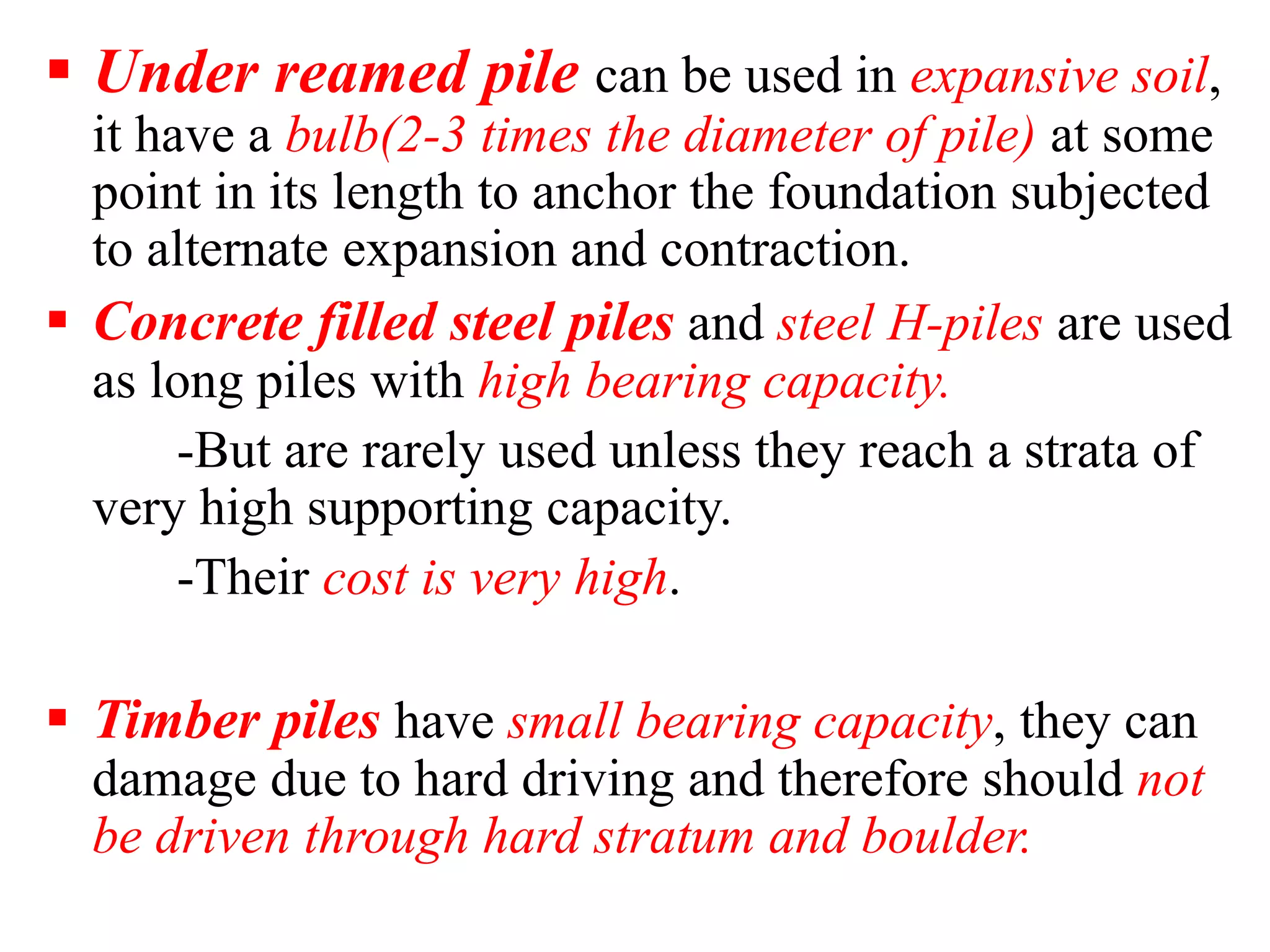 PILE FOUNDATION (basics) | PPTX