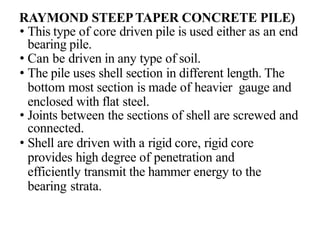 Pile Foundation by Venkatesh Taduvai (Sub Geotechnical Engineering II ...