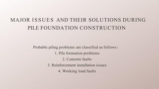 Pile foundation | PDF