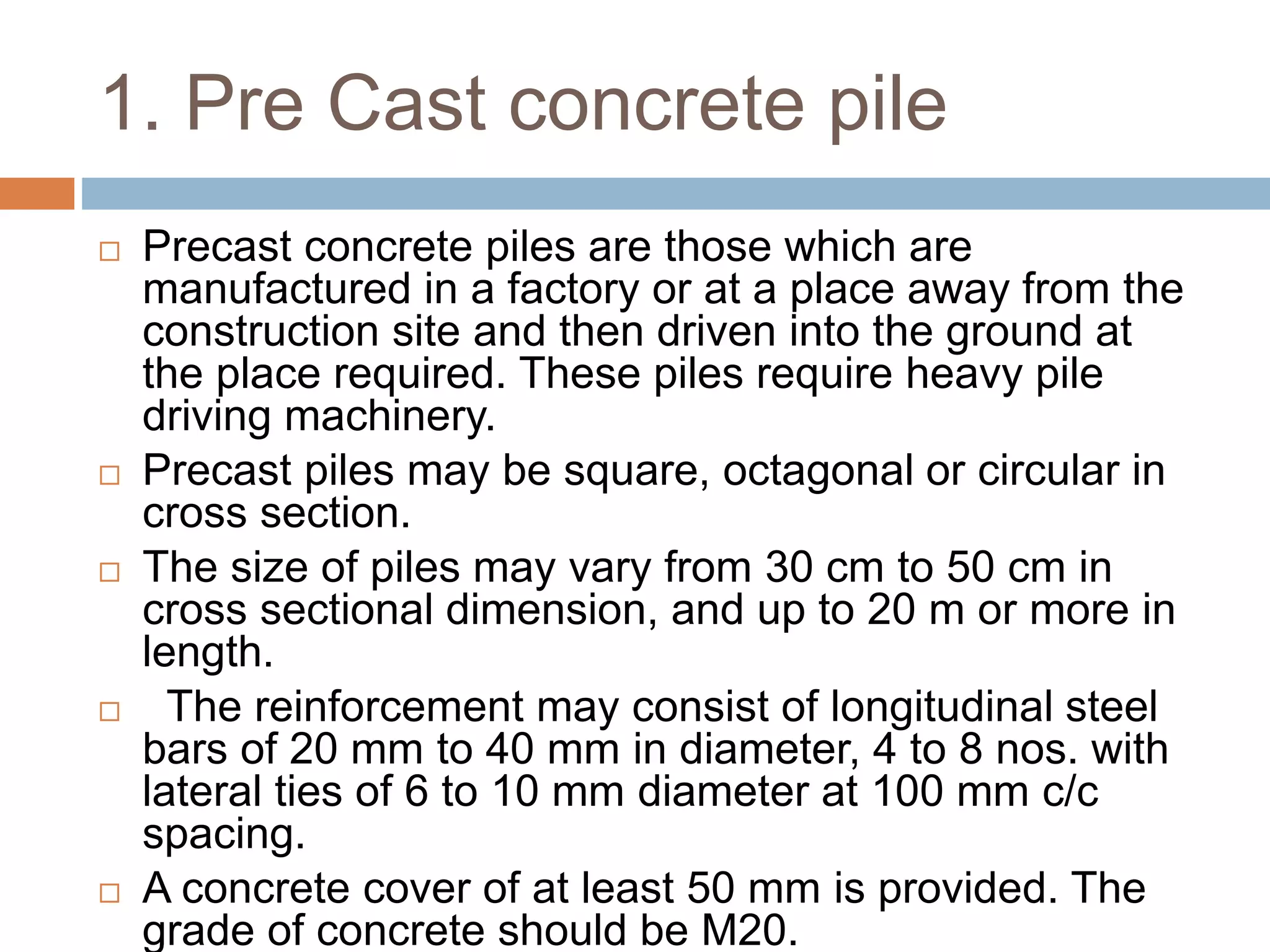Pile foundation | PPTX