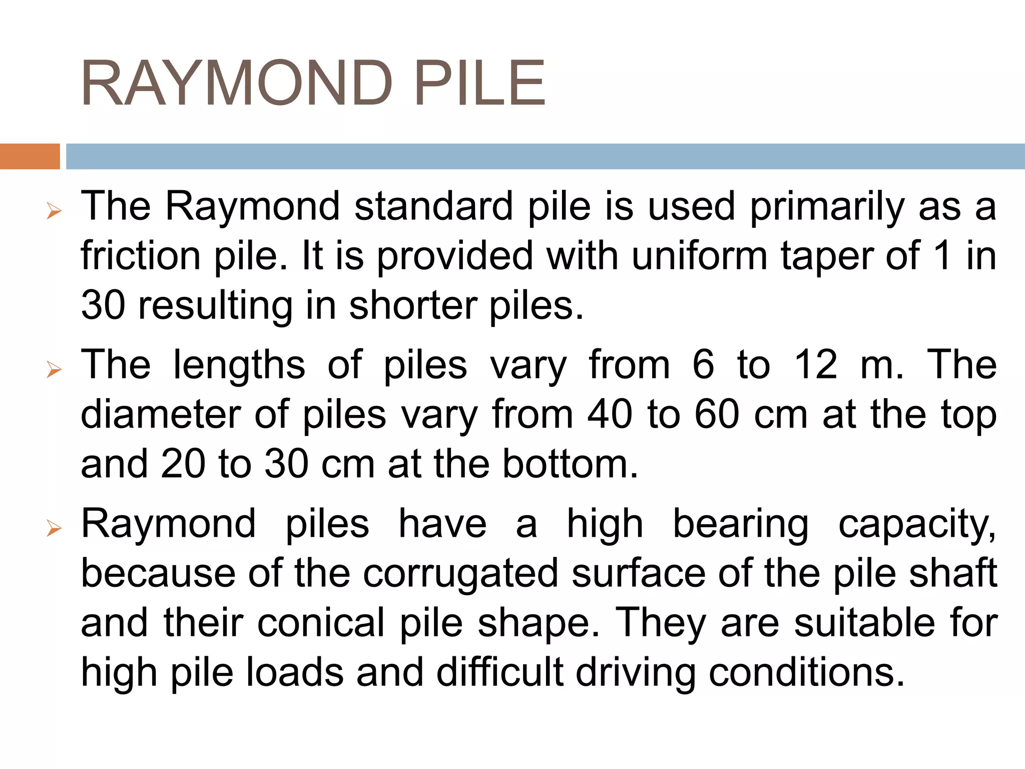 Pile foundation | PPTX