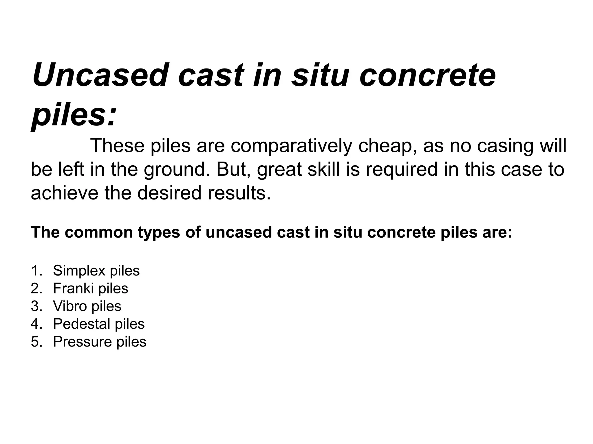 Pile foundation | PPTX