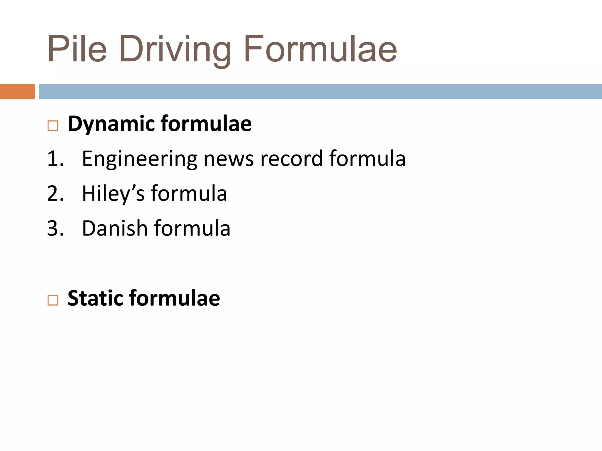 Pile foundation | PPTX