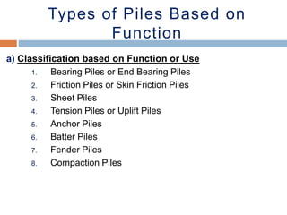 Pile foundation | PPTX