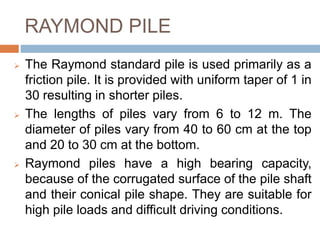 Pile foundation | PPTX
