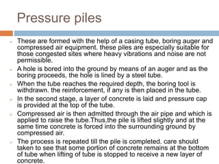 Pile foundation | PPTX