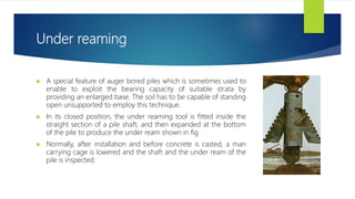 PILE FOUNDATION and METHODS OF INSTALLING PILE FOUNDATIONS | PPTX