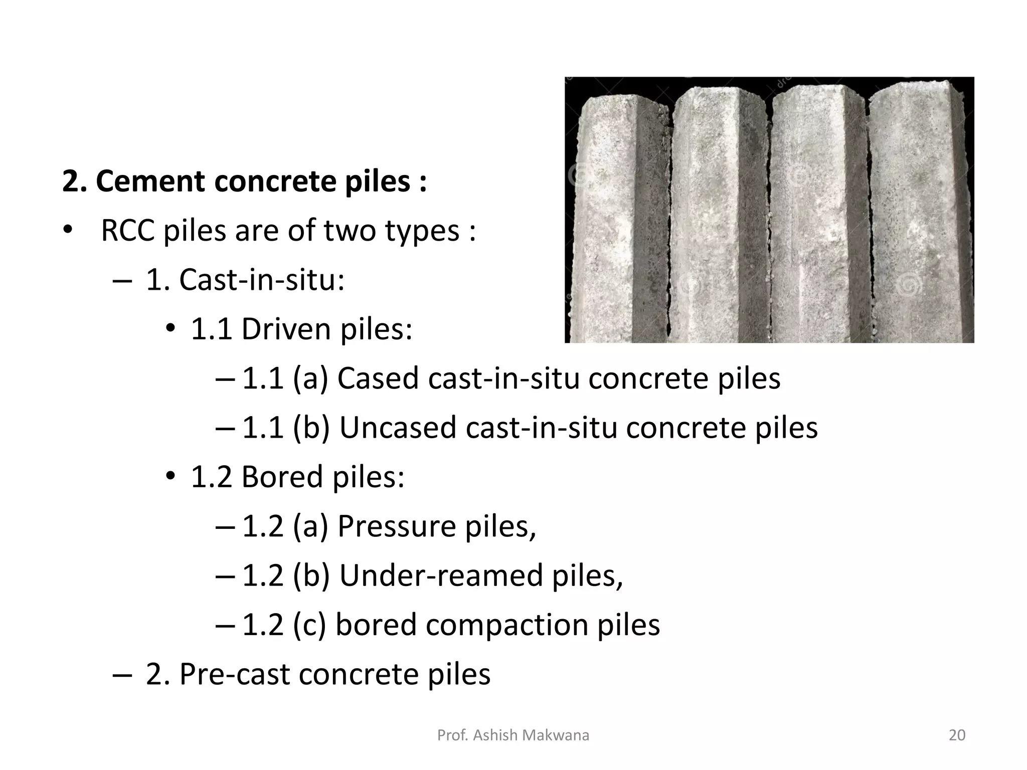 Pile foundations_Advanced Construction Technology | PDF