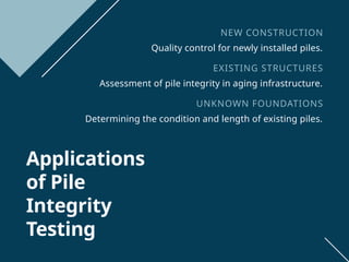 Pile Integrity Testing: What You Need to Know | PPTX