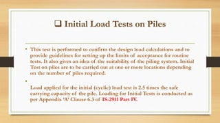 Pile load test ppt | PPT