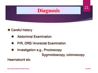 Piles or Haemorrhoids | PPTX