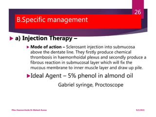 Piles or Haemorrhoids | PPTX