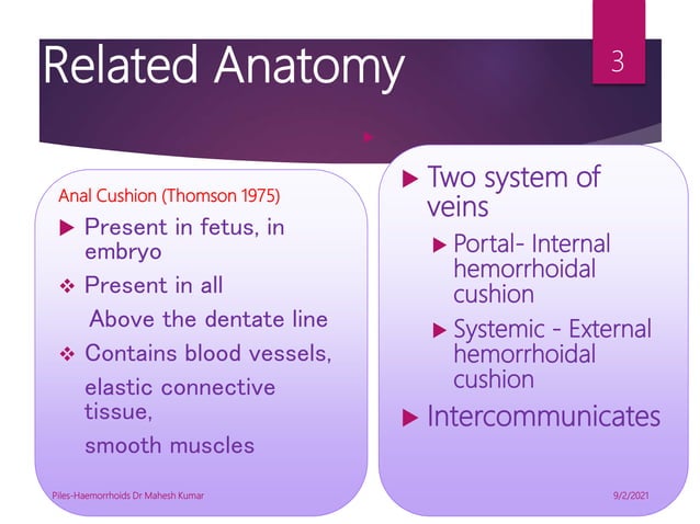 Piles or Haemorrhoids | PPTX | Digestive Disorders | Diseases and ...