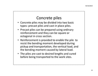 Piles and drilled shaft - Deep Foundations | PDF