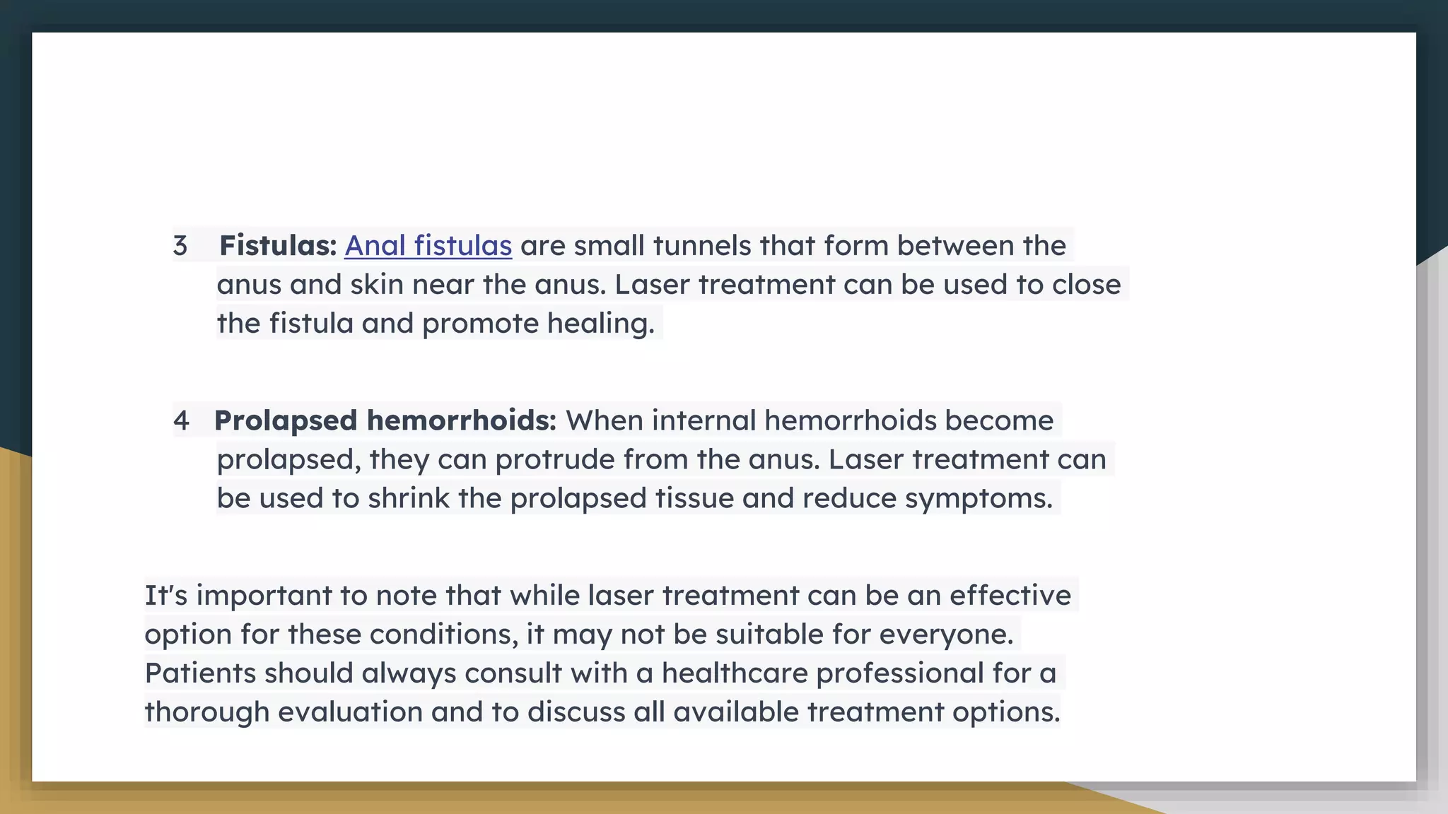 Piles Laser Treatment Procedure.pptx