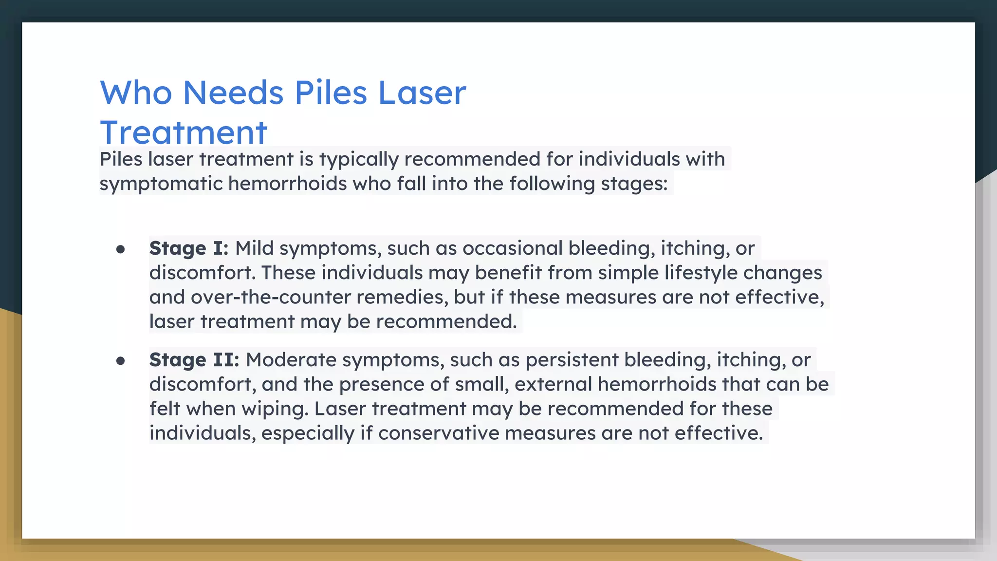 Piles Laser Treatment Procedure.pptx