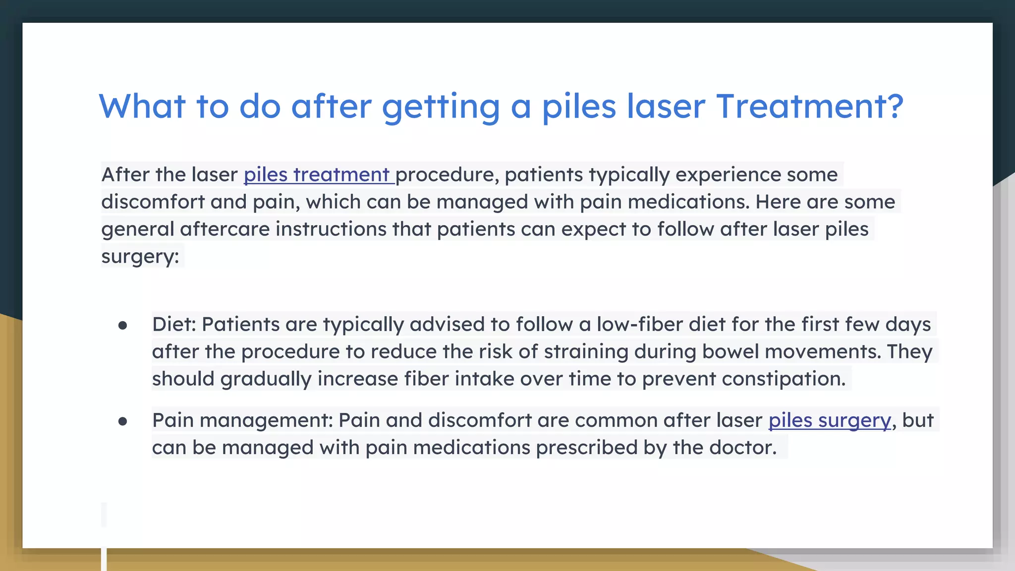 Piles Laser Treatment Procedure.pptx