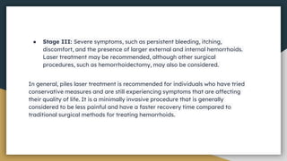Piles Laser Treatment Procedure.pptx