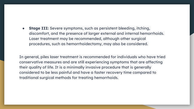 Piles Laser Treatment Procedure.pptx