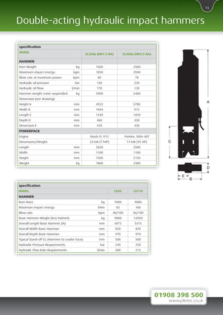 Piletec Brochure - Piling Hammer Brochure | PDF