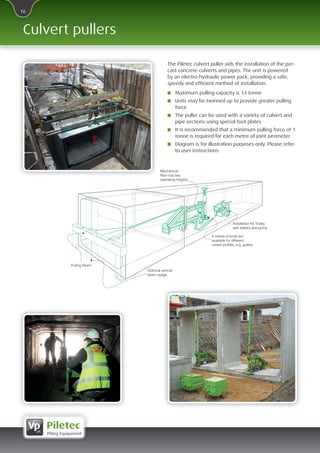 Piletec Brochure - Piling Hammer Brochure | PDF