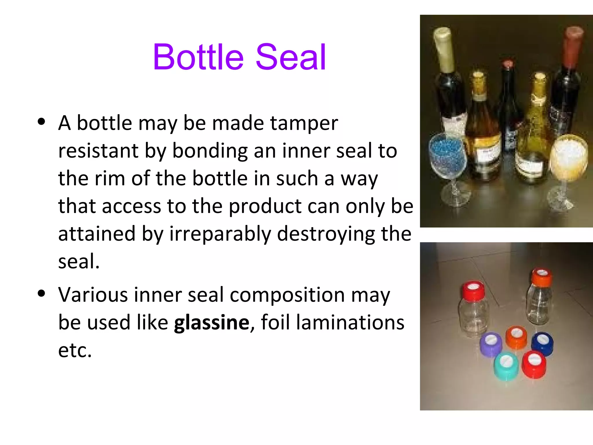 Pilferproof packaging | PPT