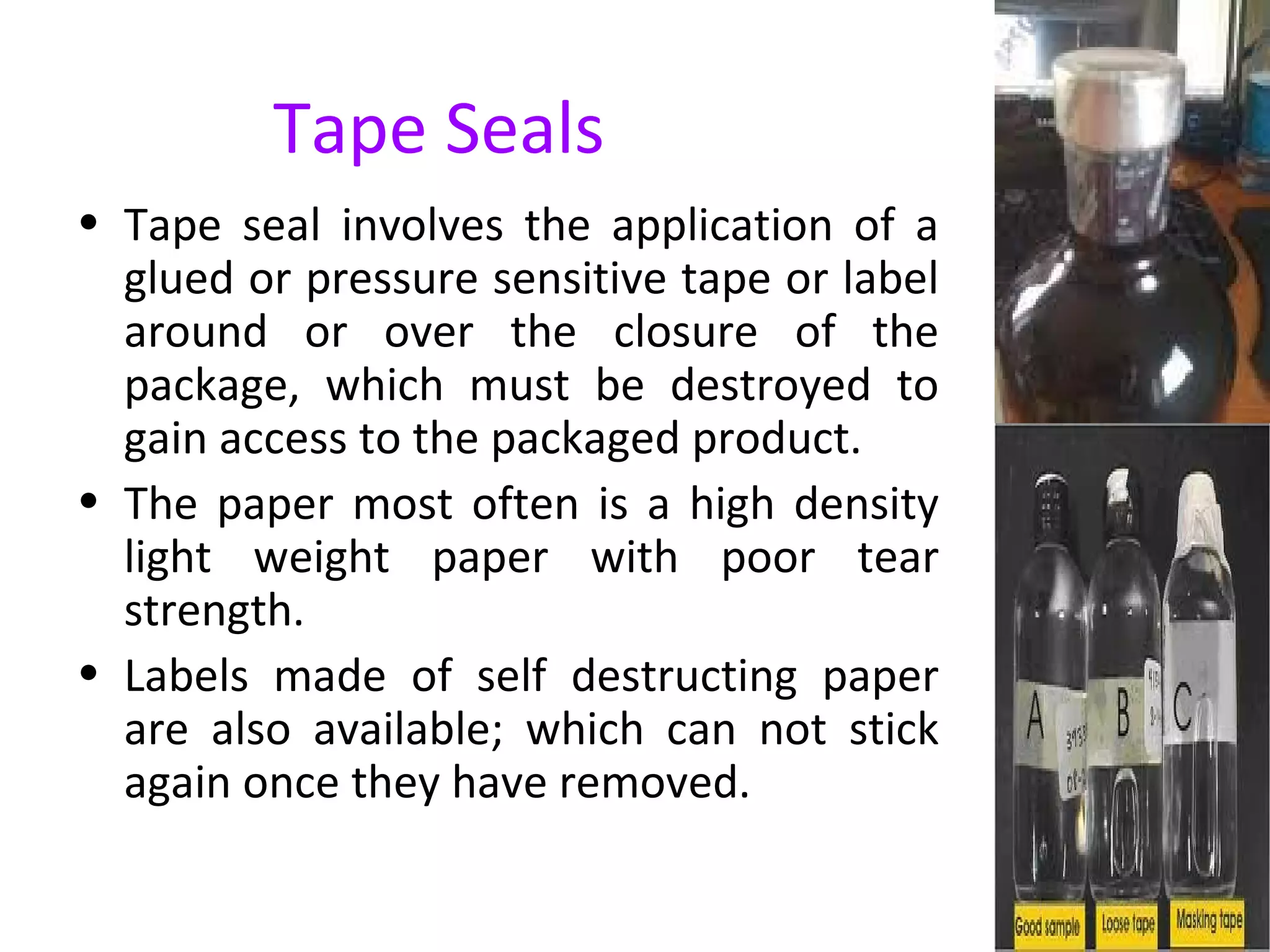 Pilferproof packaging | PPT