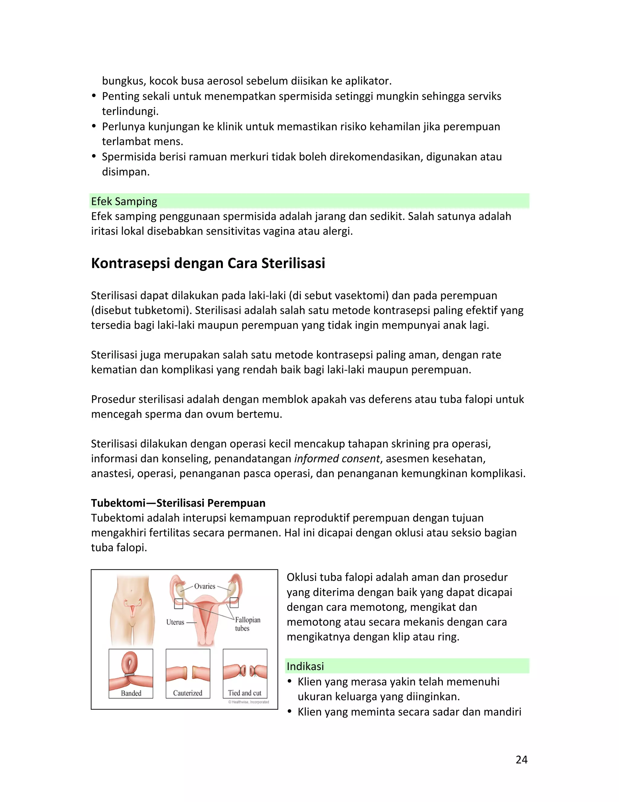 Pilihan Metode Kontrasepsi | PDF