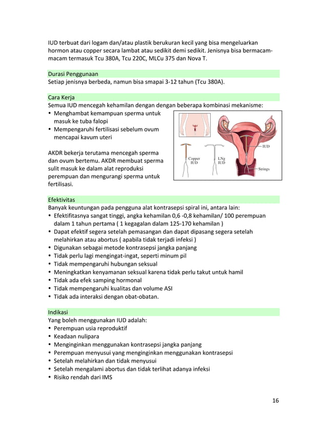 Pilihan Metode Kontrasepsi | PDF