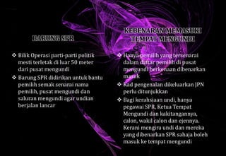 Pilihan Raya di Malaysia (Slide) | PPTX