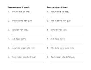 Pilih ayat yang betul berdasarkan gambar | DOCX