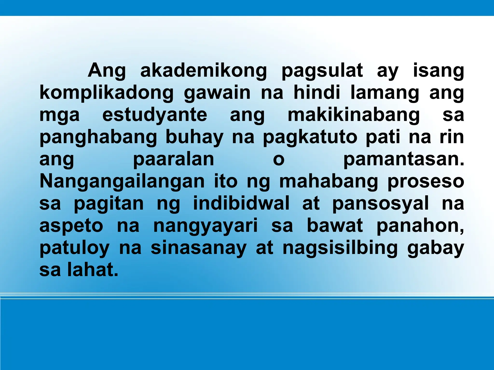 Pagsulat sa Filipino PILING-LARANG-1ST-TOPIC (1).ppt- humanities and ...