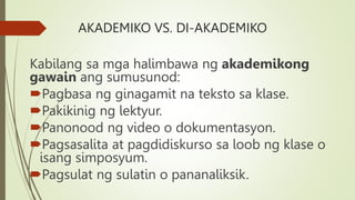 PILING-LARANGAN-AKADEMIK-ARALIN-1.pptx11 | PPTX