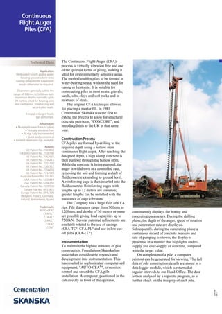 Piling Datasheets | PDF | Civil Engineering Industry | Industries