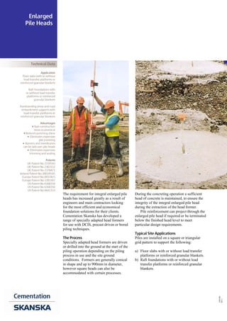 Piling Datasheets | PDF | Civil Engineering Industry | Industries