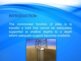 Piling equipment and installation | PPTX