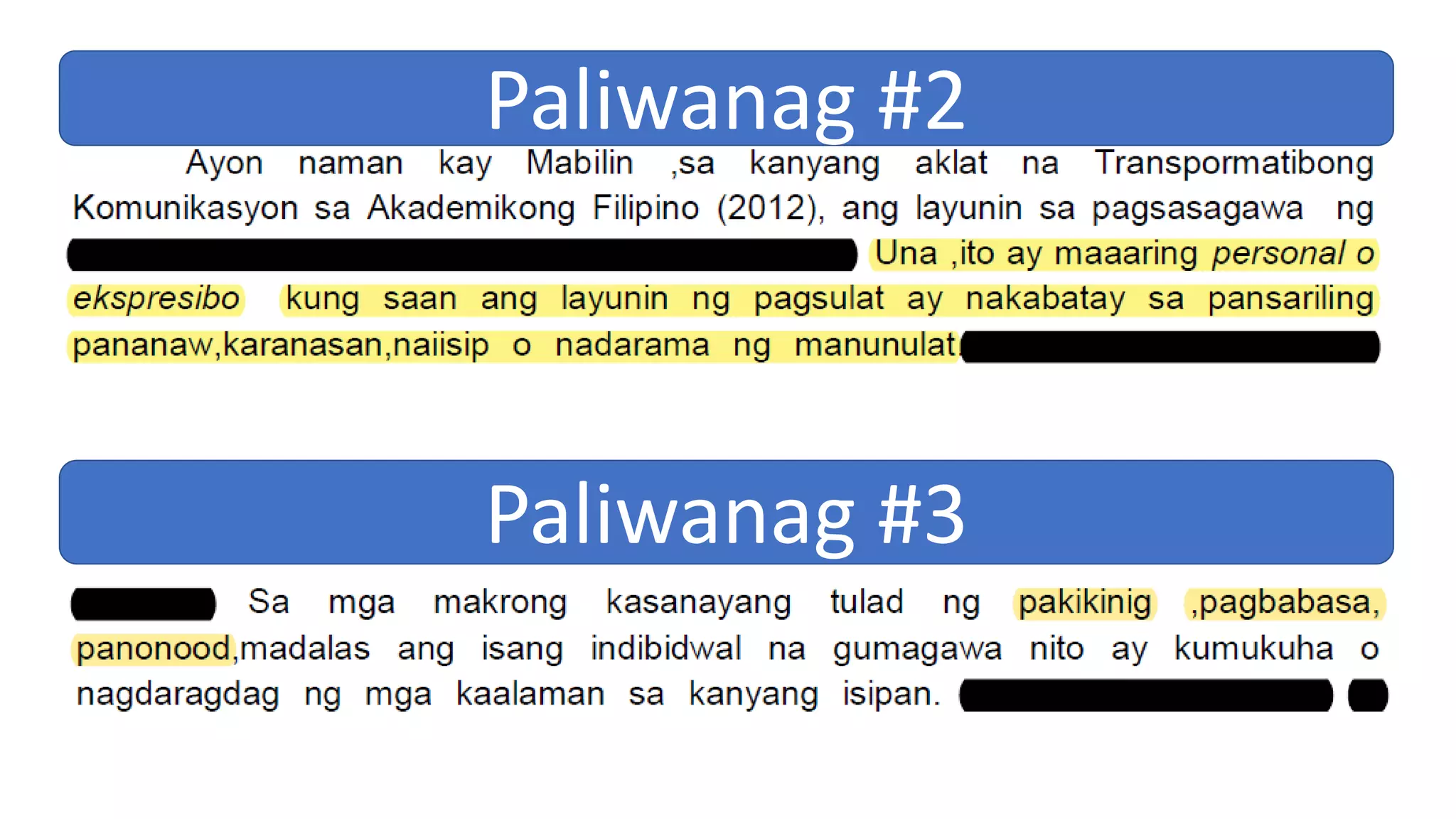 Piling Larang Akademik - Lesson 1 - Katuturan ,Layunin at Kahalagahan ...