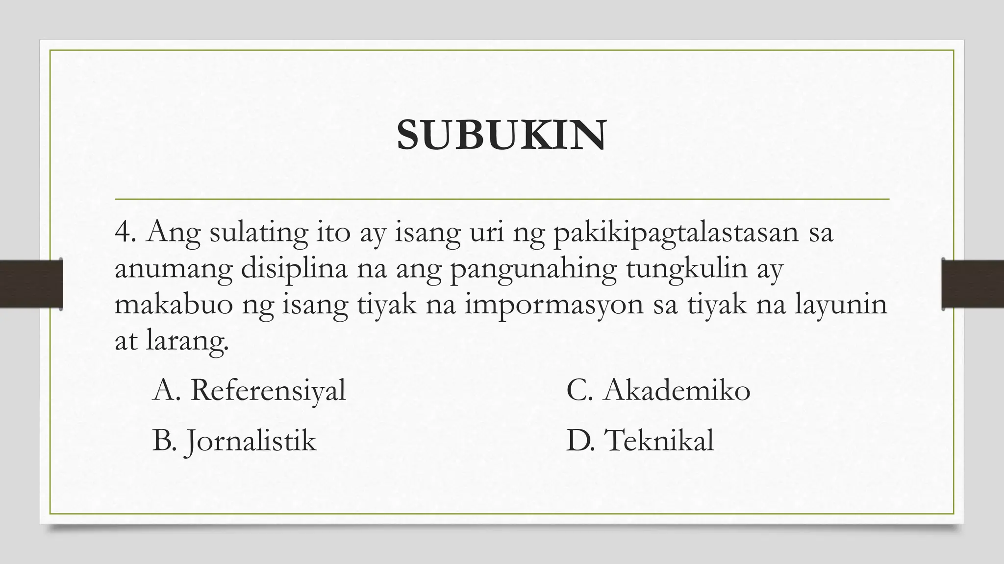 Filipino sa Piling Larang Tech Voc Pagsulat | PPTX