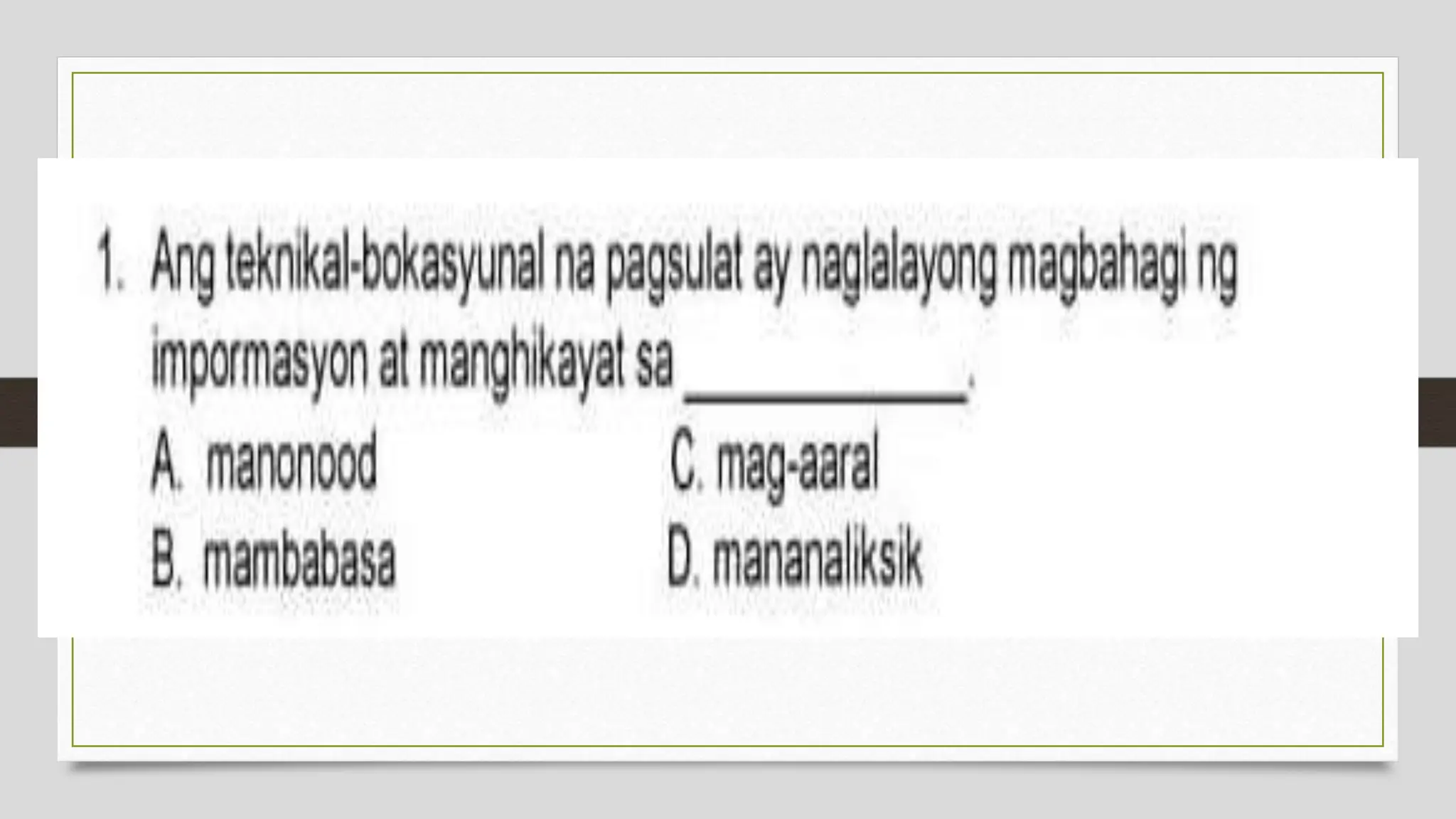 Filipino sa Piling Larang Tech Voc Pagsulat | PPTX