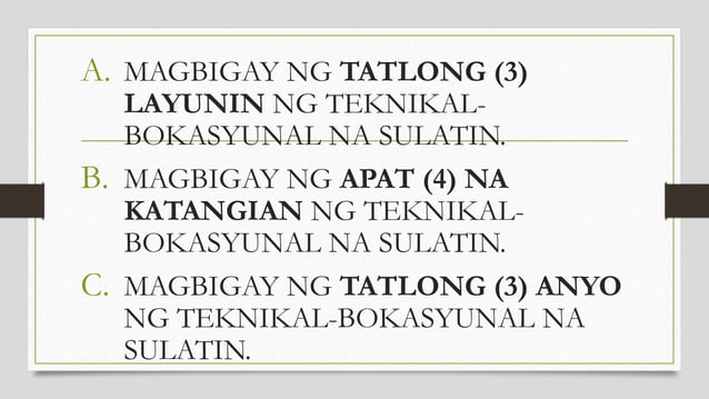 Filipino sa Piling Larang Tech Voc Pagsulat | PPTX