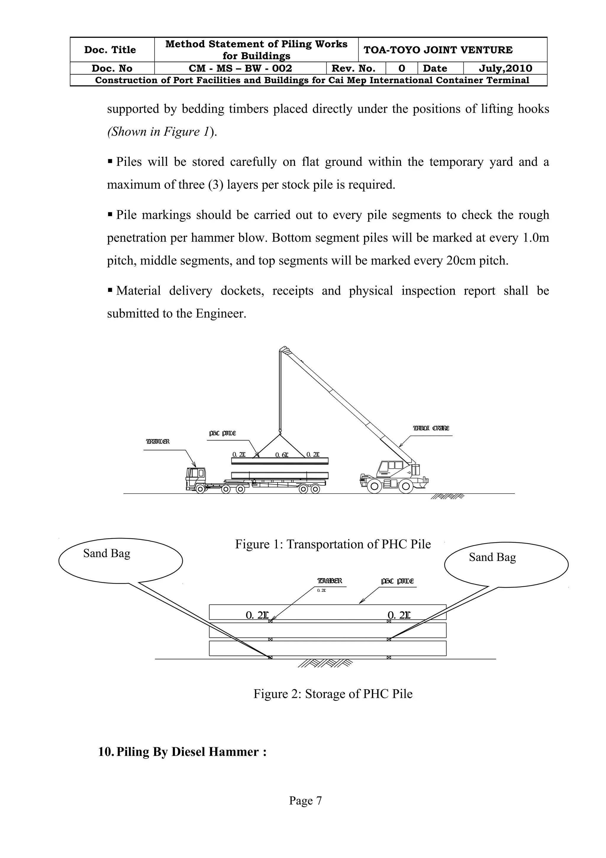 Piling work method statement cm- ms- bw - 002 | DOC