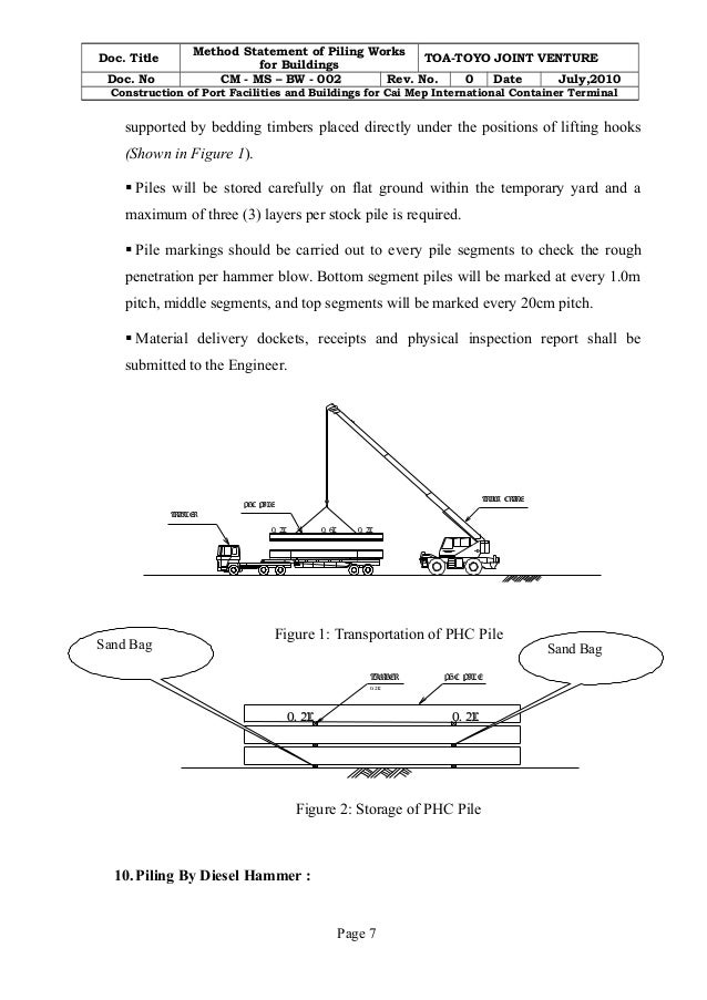 Piling work method statement cm- ms- bw - 002