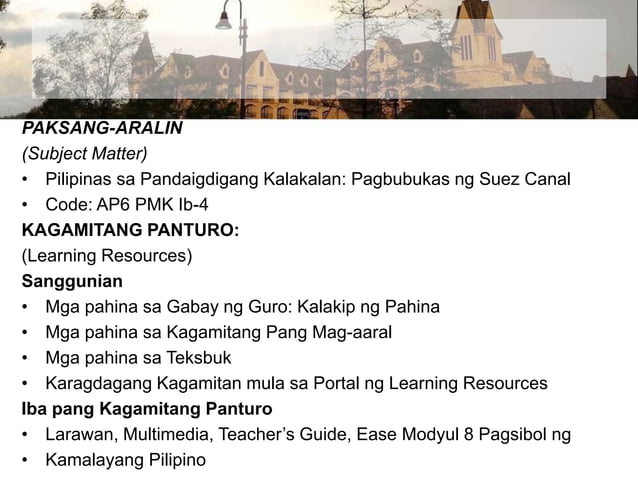 Pilipinas sa Pandaigdigan Kalakalan.ppt