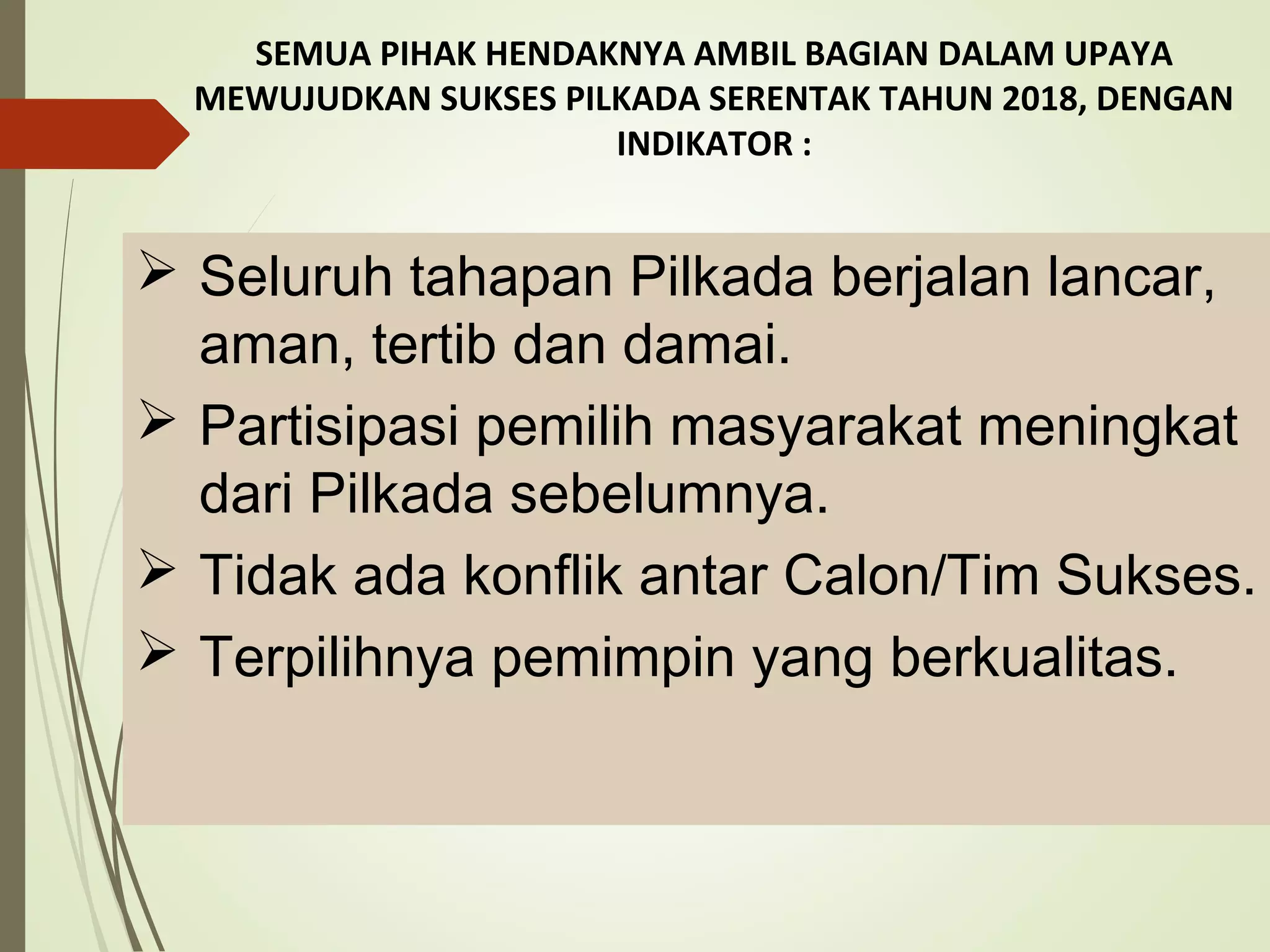 Pilkada dan simbol keagamaan pada masayarakat banjar | PPT