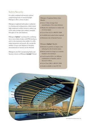 Pilkington glass range_&_datasheet | PDF