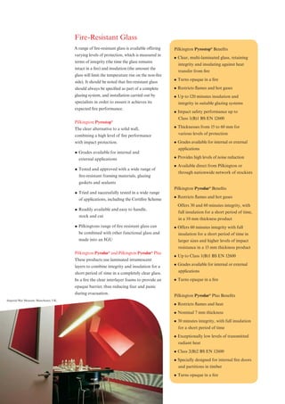 Pilkington glass range_&_datasheet | PDF